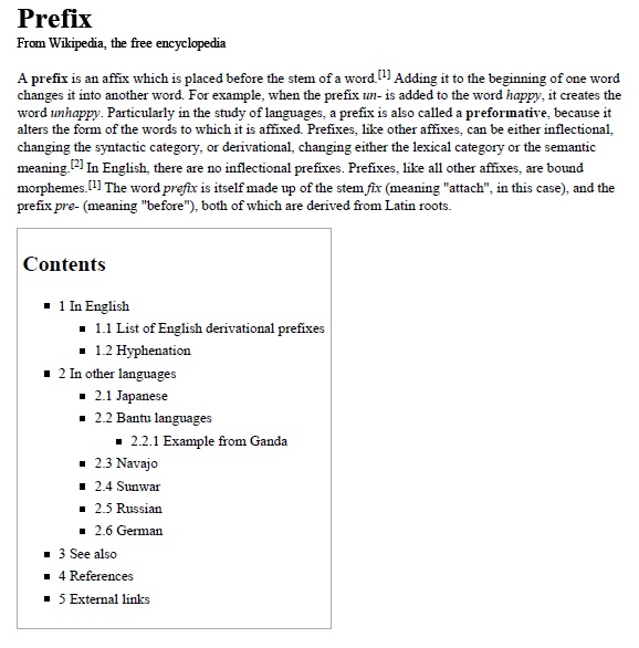 Prefix - Content - ClassConnect