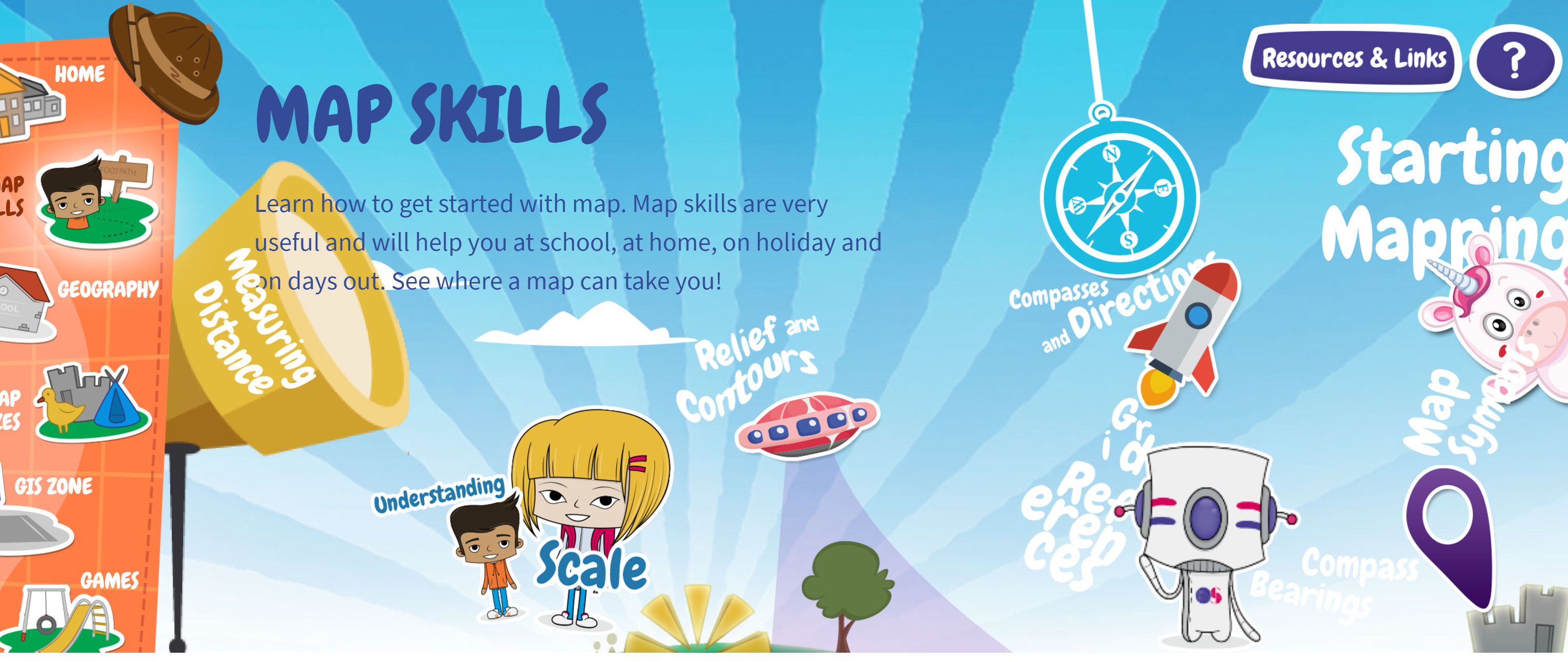 Interactive map skills - Content - ClassConnect