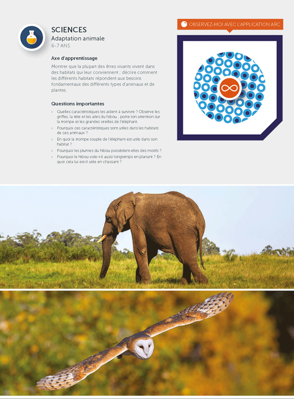 Animal Adaptation (French) - Content - ClassConnect