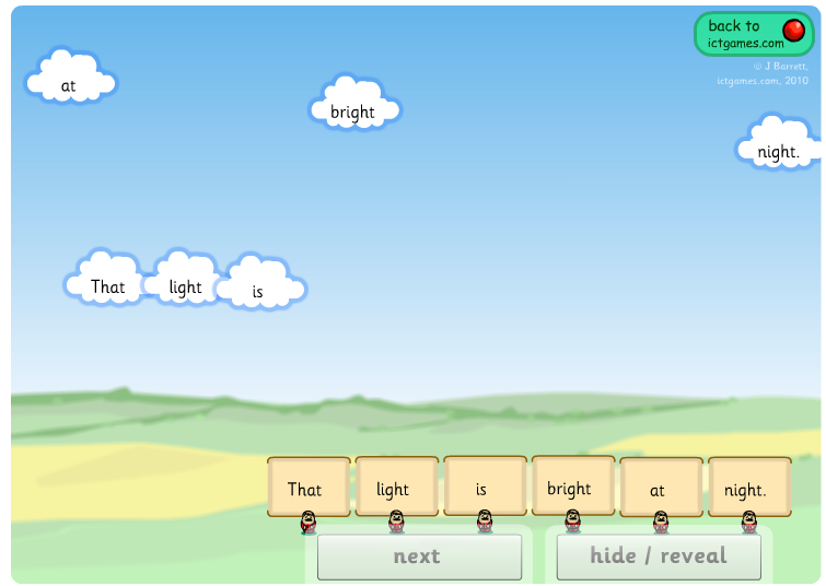 Joining words for sentences - Content - ClassConnect