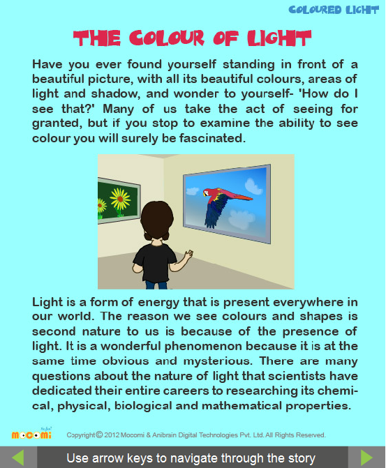 Science of coloured light - Content - ClassConnect