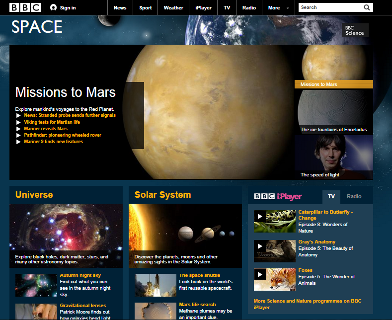 BBC - Space - Content - ClassConnect