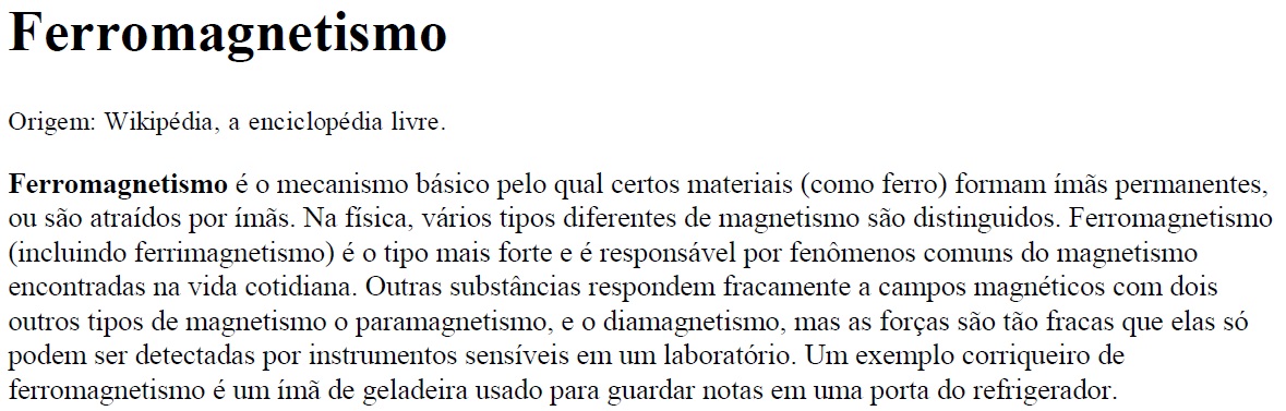 Ferromagnetismo - Content - ClassConnect