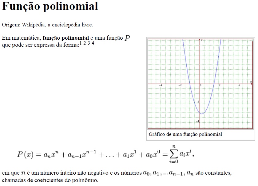 Função polinomial - Content - ClassConnect