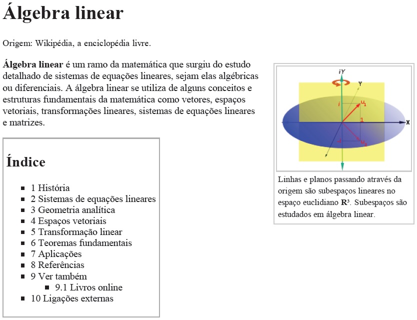 Álgebra linear - Content - ClassConnect