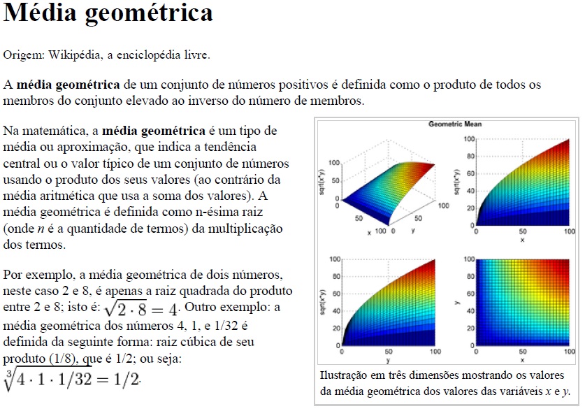 Média geométrica - Content - ClassConnect