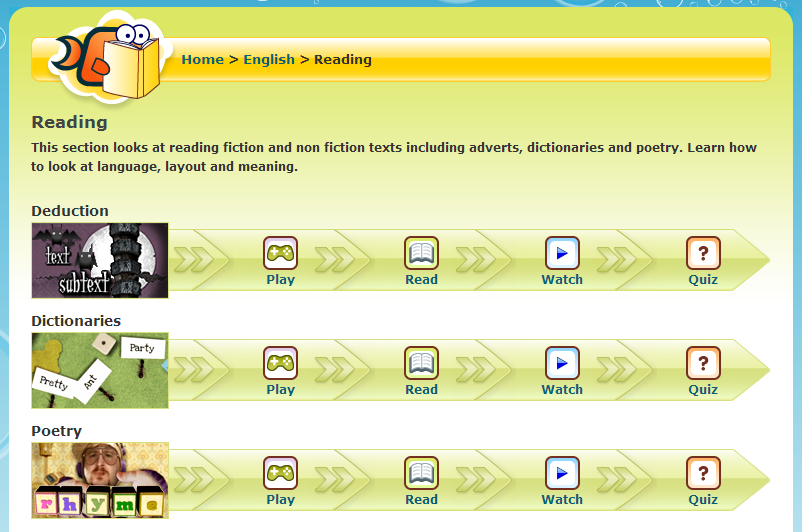 Bitesize KS2 Reading - Content - ClassConnect