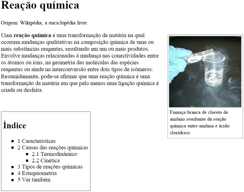 Reação química - Content - ClassConnect