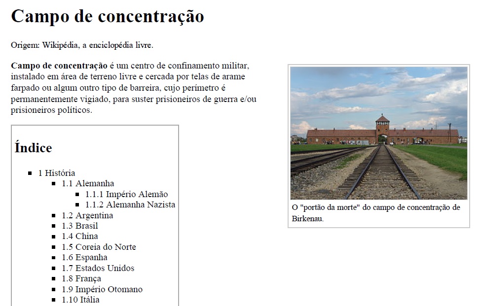Campo de concentração - Content - ClassConnect