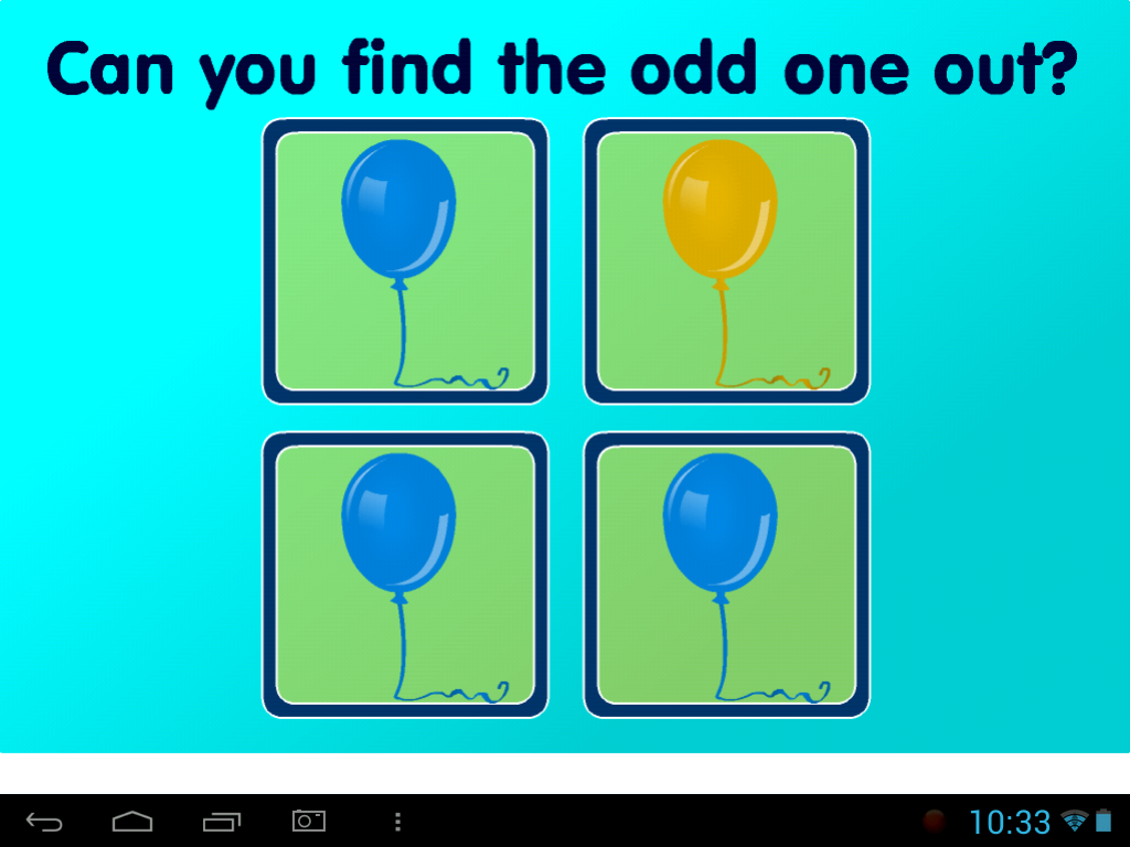 Odd One Out (Colour) - Content - ClassConnect