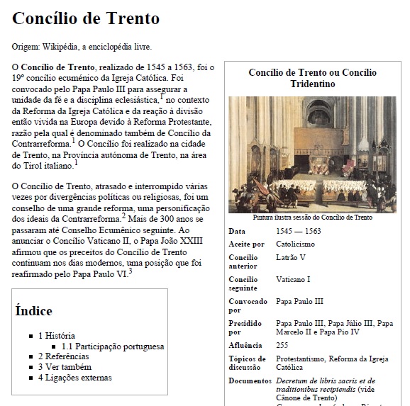 Concílio de Trento - Content - ClassConnect