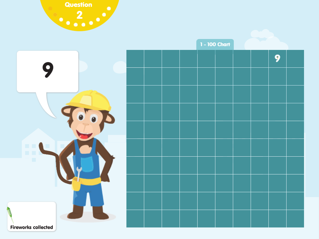 Number Grid Fireworks - Content - ClassConnect